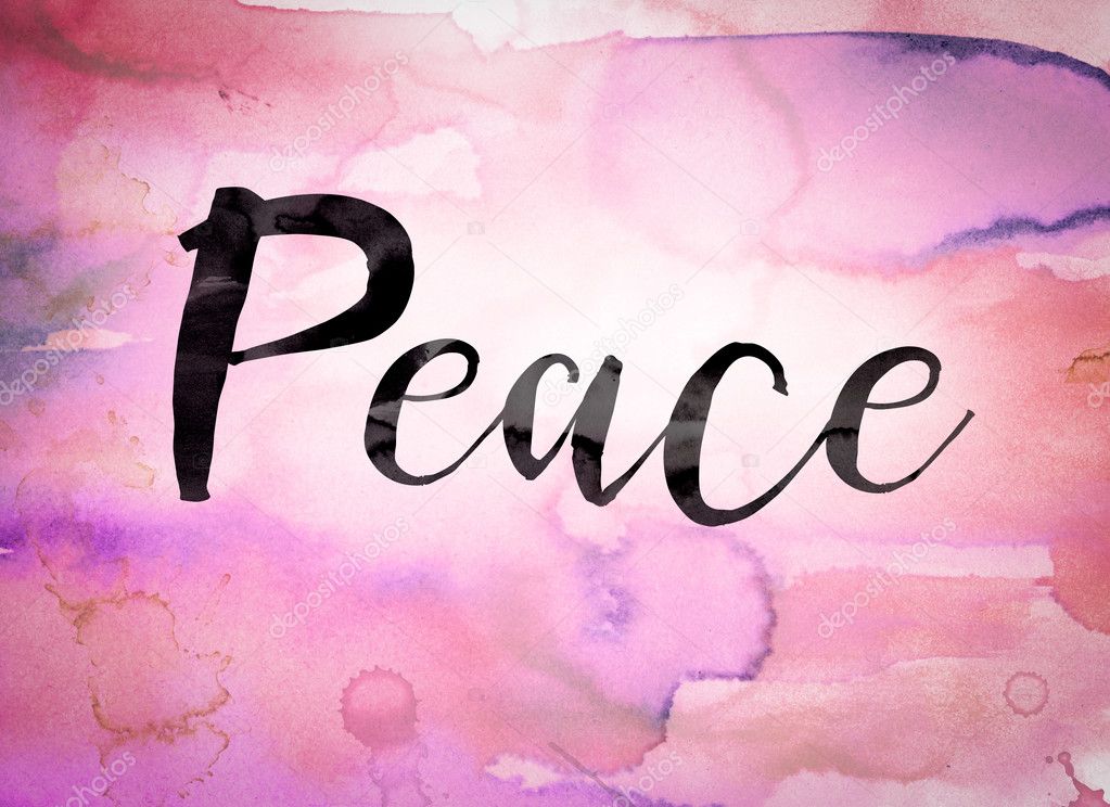 Peace Concept Watercolor Theme Stock Illustration by ©enterlinedesign ...