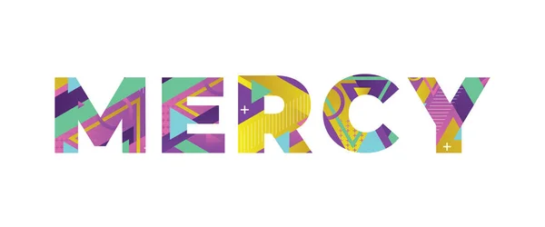 Word Iowa Concept Written Colorful Retro Shapes Colors Illustration ...