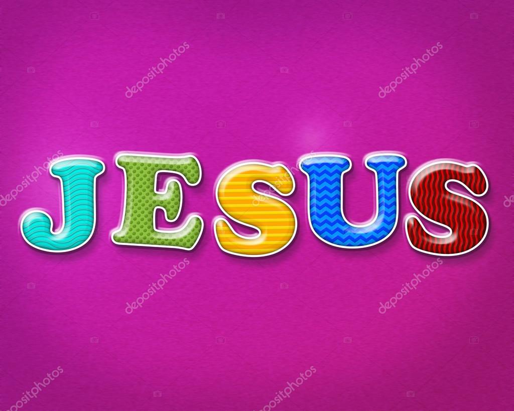 Tema colorido de Jesús: fotografía de stock © enterlinedesign #67746599 ...