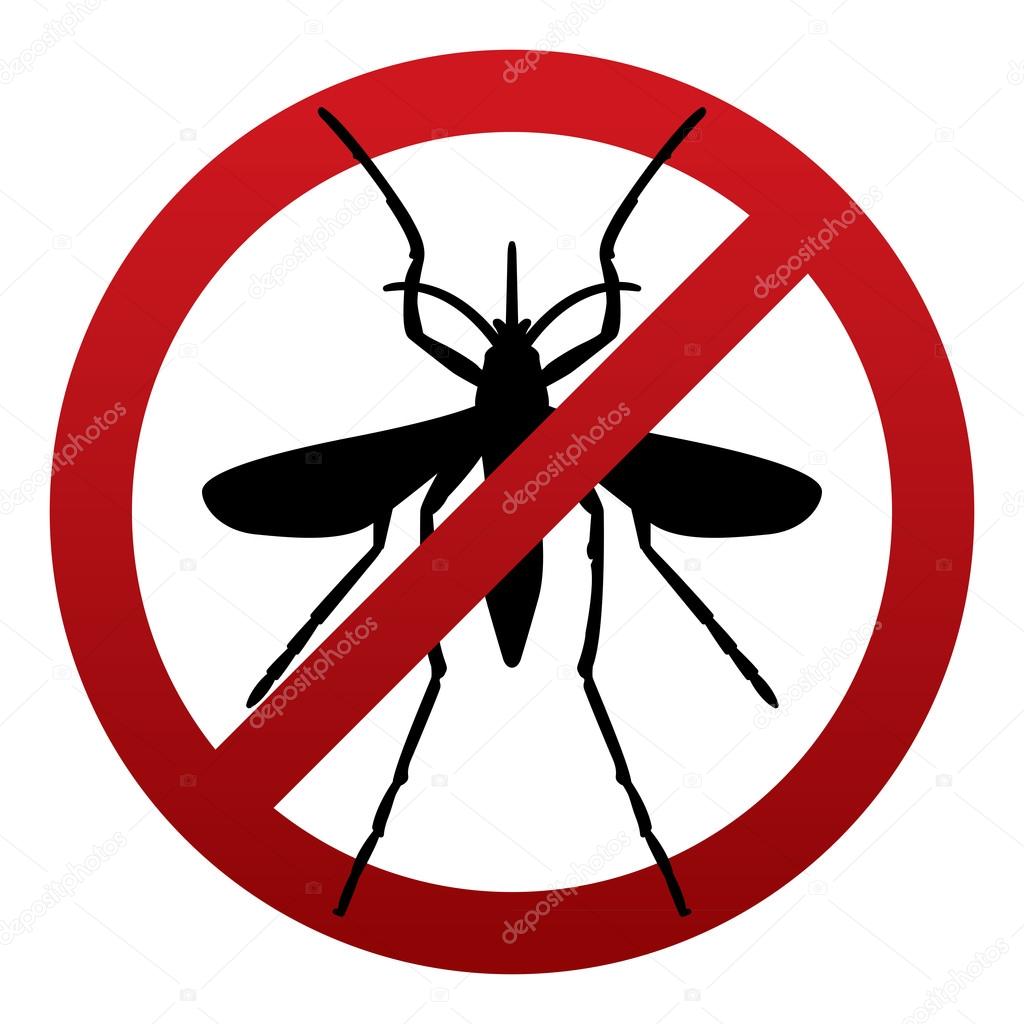 Anti Mosquito Sign Illustration — Stock Vector © enterlinedesign #97815804