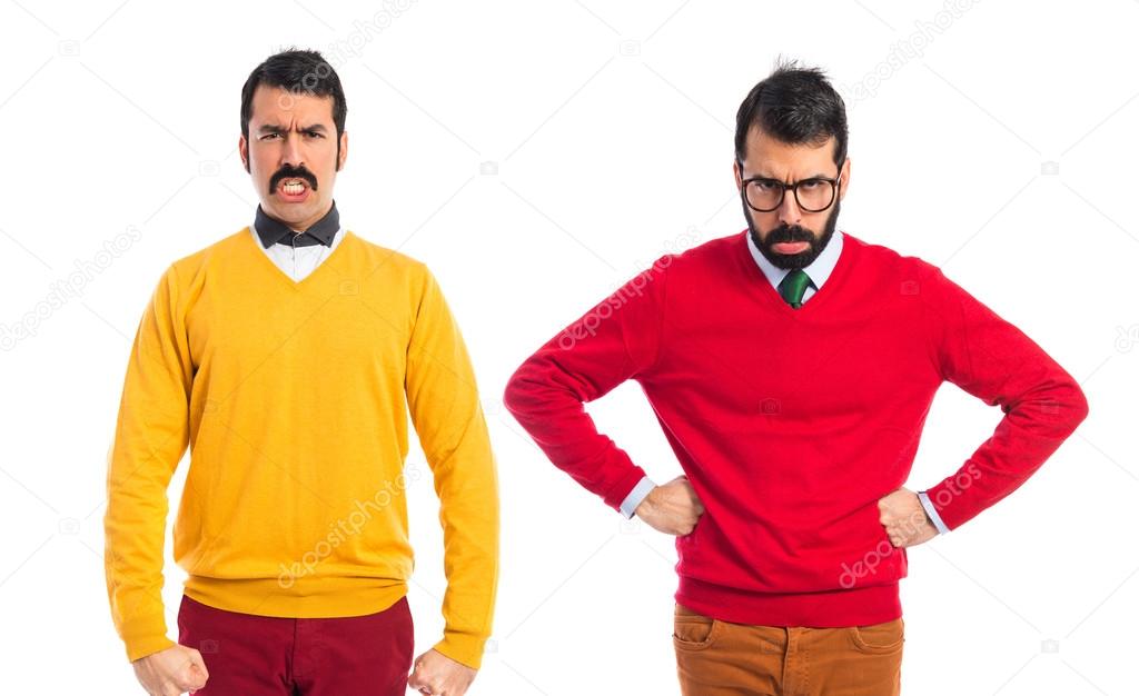 Angry brothers — Stock Photo © luismolinero #64947973