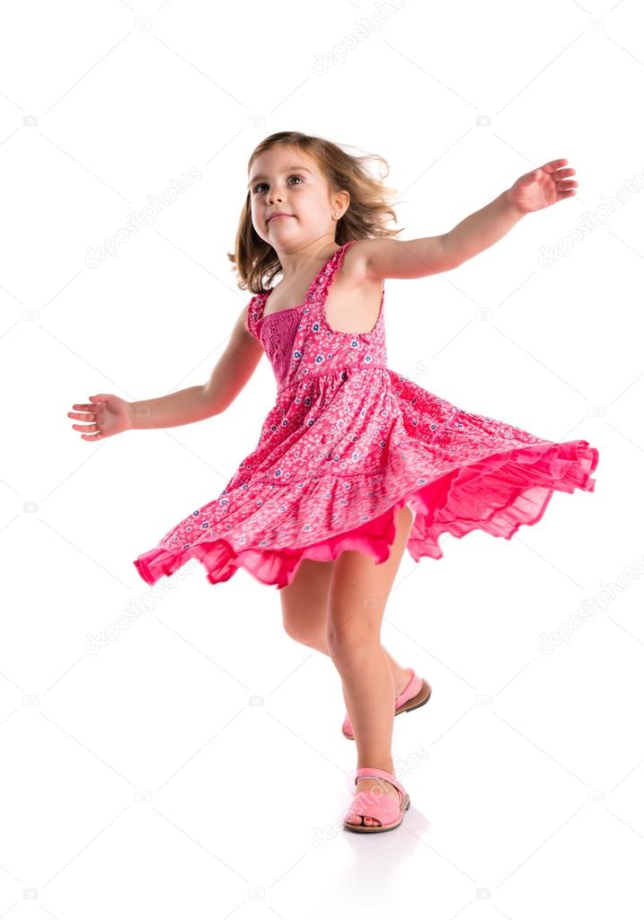 Girl dancing — Stock Photo © luismolinero #85502146