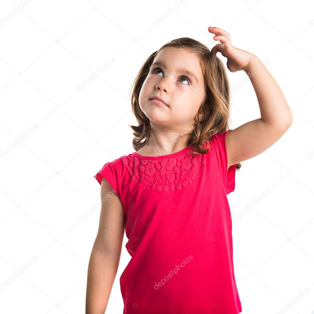 Kid thinking Stock Photo by ©luismolinero 85503368