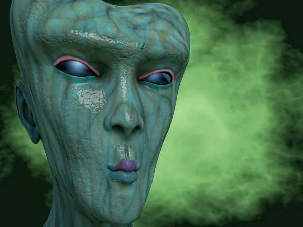 3d alien portrait Stock Photo by ©mik38 87284744