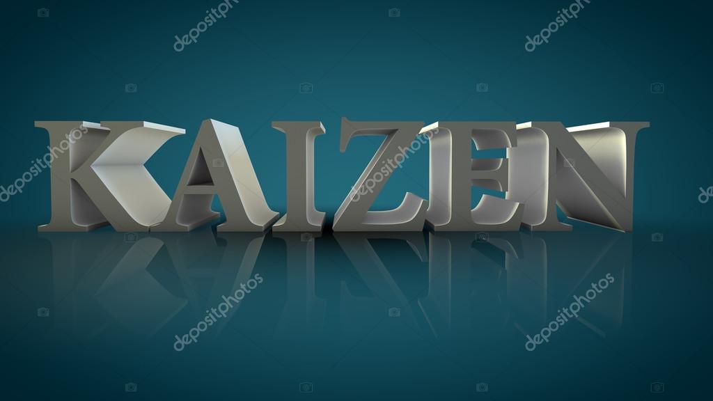 Kaizen 3d signo de texto: fotografía de stock © mik38 #98636830 ...