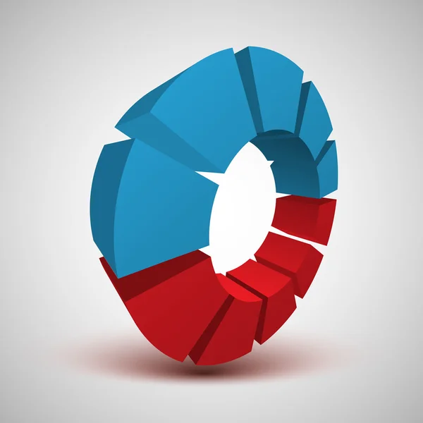 Segmented curve chart Stock Vector by ©Seby87 60600567