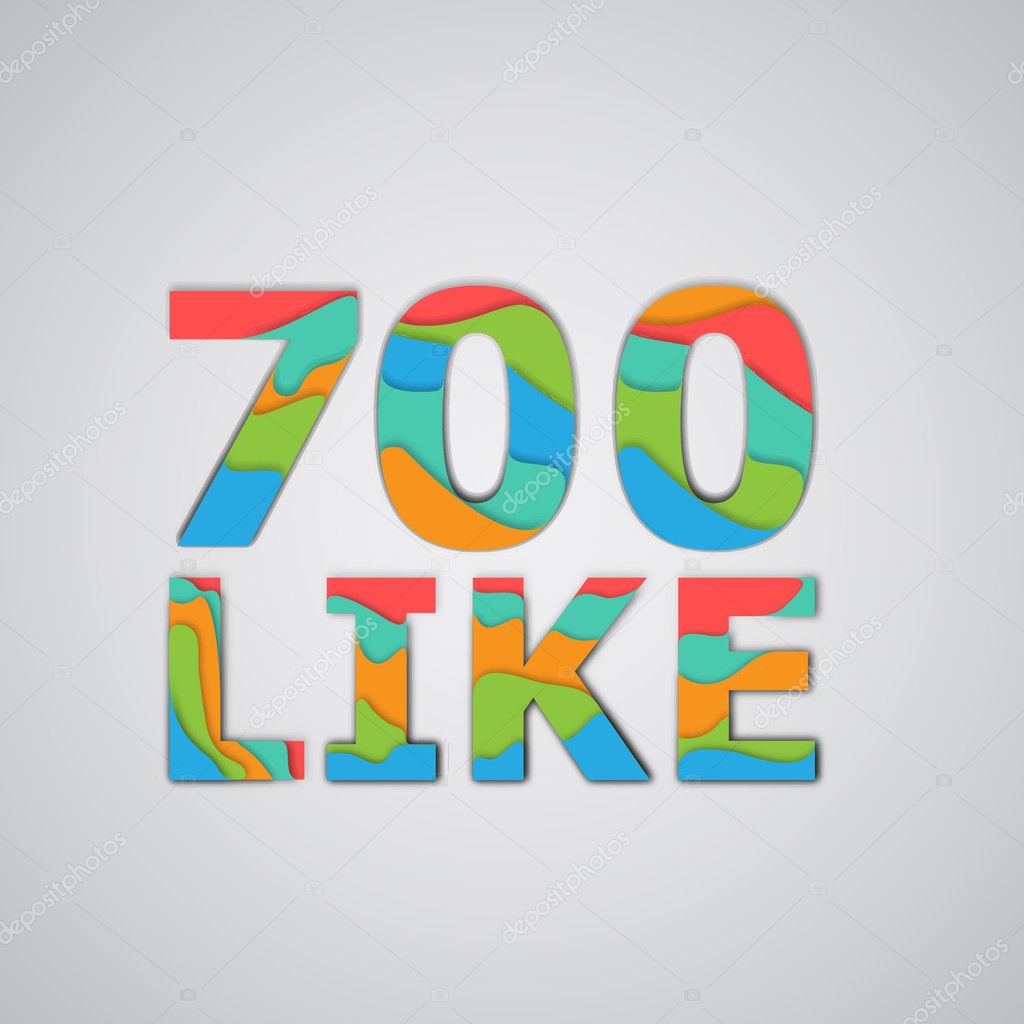 Layered colorful number and word Stock Vector Image by ©Seby87 #95526240