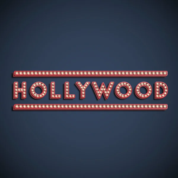 Hollywood font Vector Art Stock Images | Depositphotos