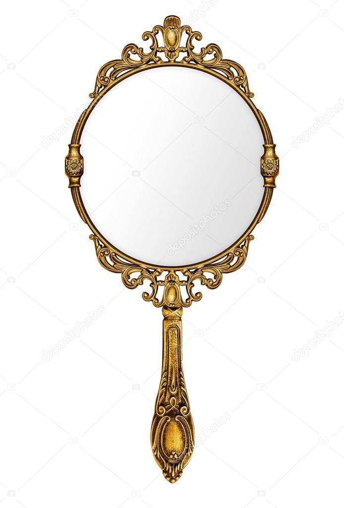Vintage Hand Mirror Clip Art Lady With Hand Mirror Free Vector