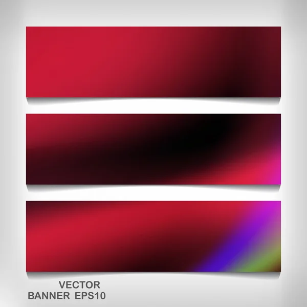 Vector set of three colorful banner Stock Vector Image by ...