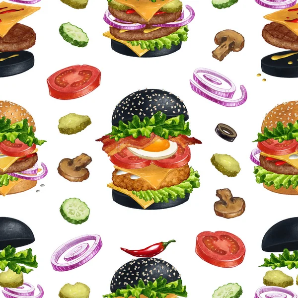 Fast food background Stock Photos, Royalty Free Fast food background ...