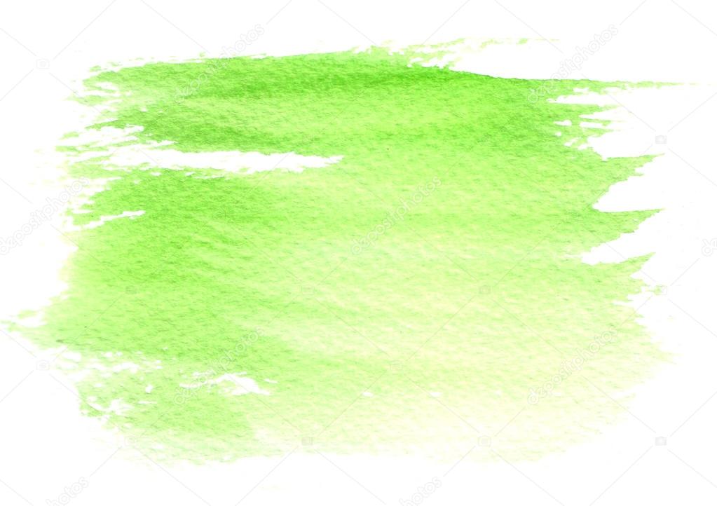 Abstract green watercolor spot Stock Illustration by ©zzzorikk #84850252