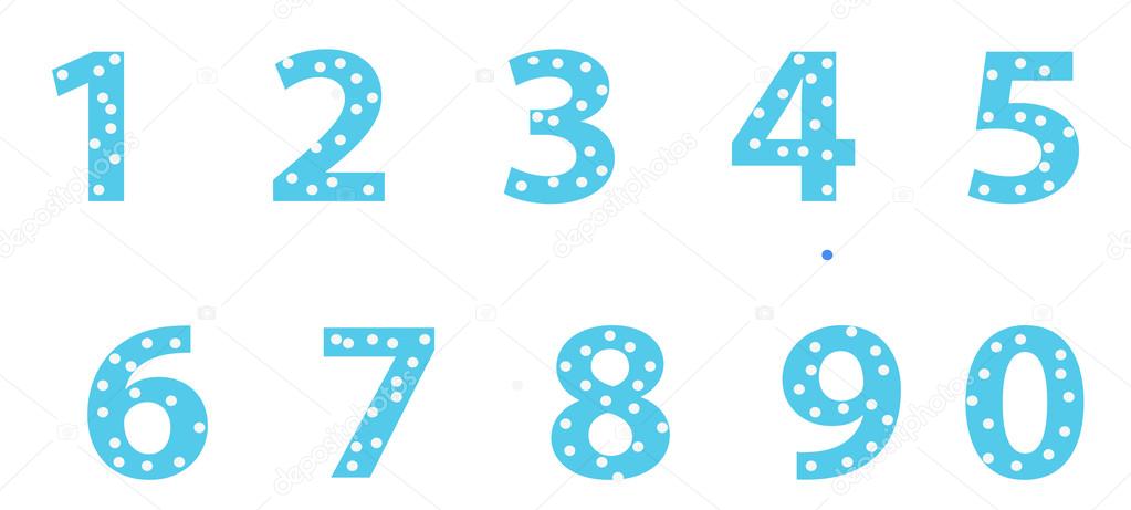 Imágenes: numeros del uno al diez | Colores abstractos números del uno ...