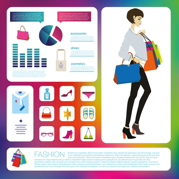Infografia indumentaria imágenes de stock de arte vectorial | Depositphotos