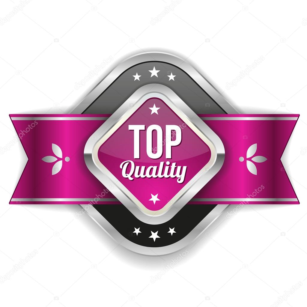 Silver top quality badge Stock Vector by ©newartgraphics 55468279