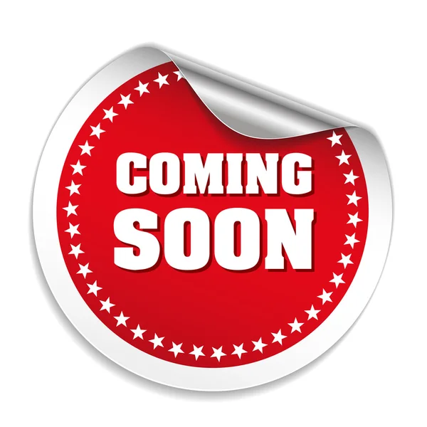 Round coming soon sticker Stock Vector Image by ©newartgraphics #63624277
