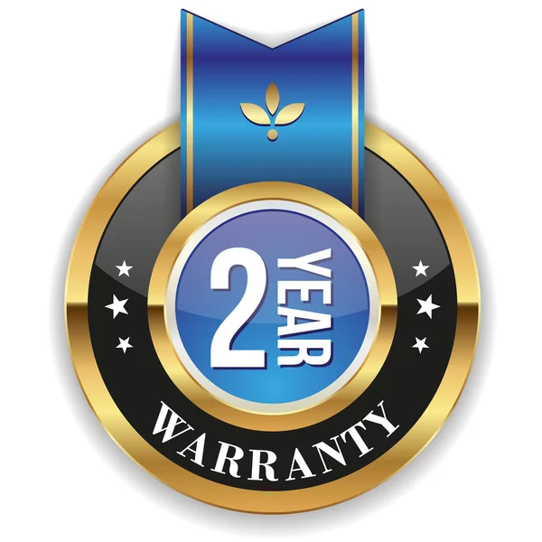 Gold two year warranty badge Stock Vector Image by ©newartgraphics ...