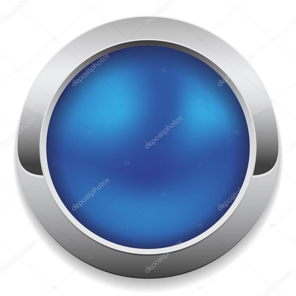 Round blue button Stock Vector Image by ©newartgraphics #82540676