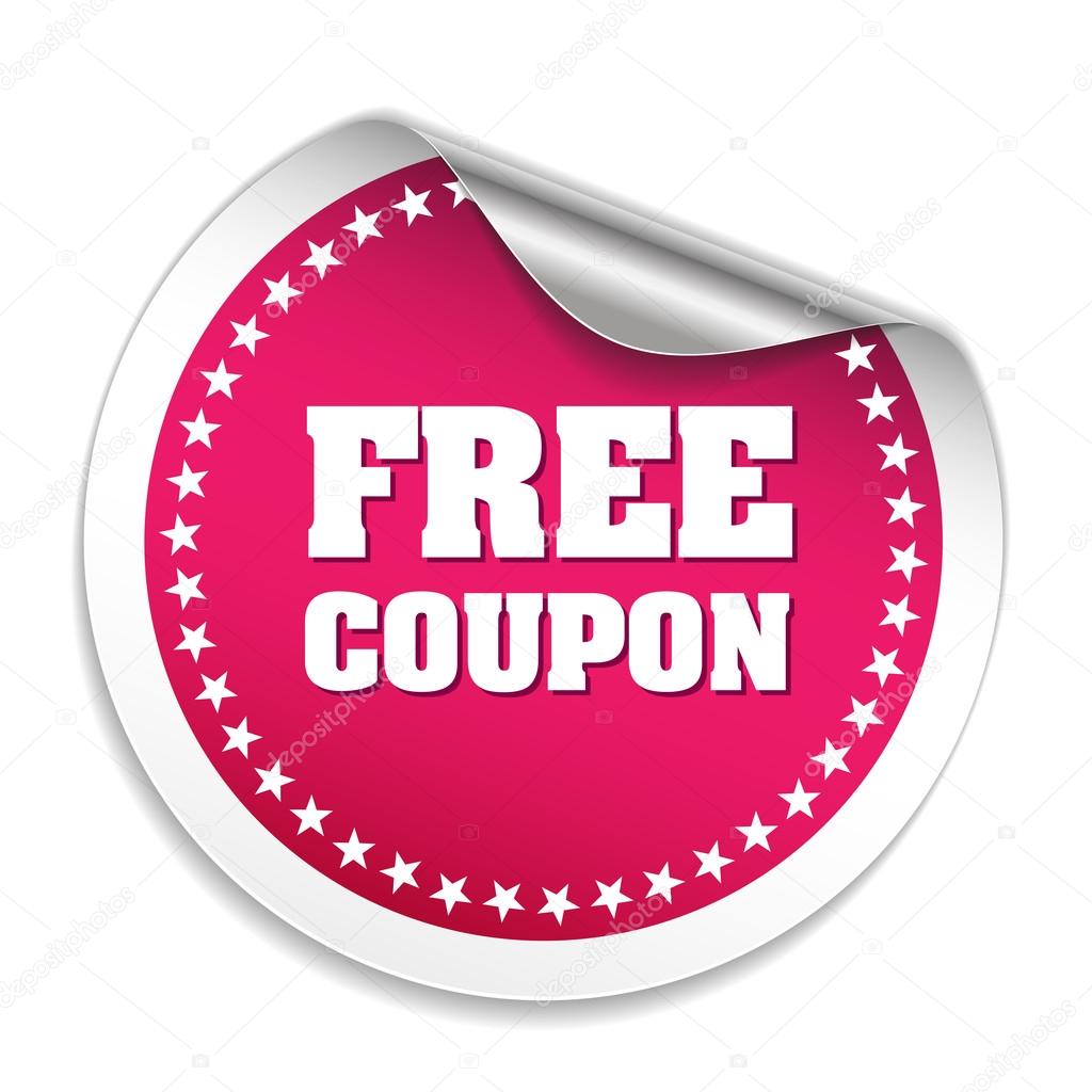 Free coupon sticker Stock Vector Image by ©newartgraphics #84575318