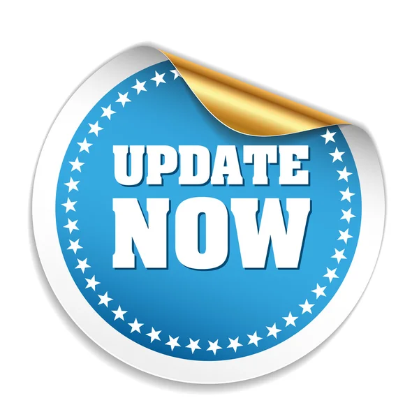 Round update now sticker Stock Vector Image by ©newartgraphics #85626402