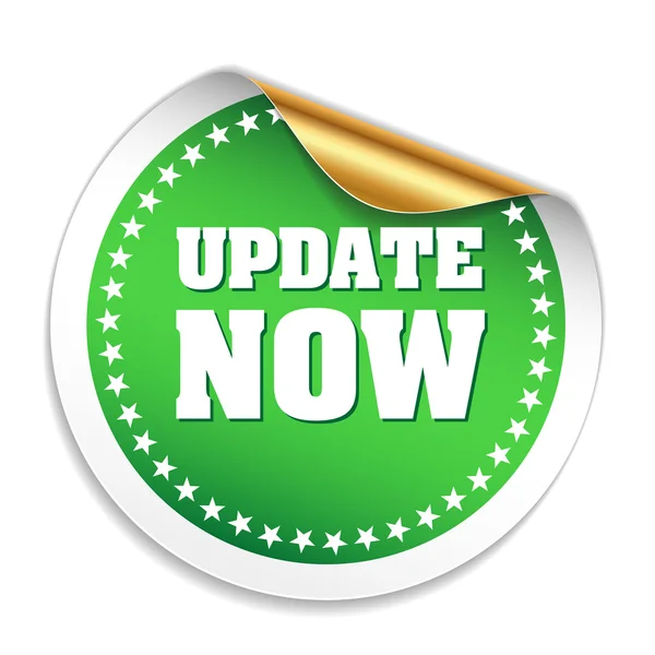 Round update now sticker Stock Vector Image by ©newartgraphics #85626402