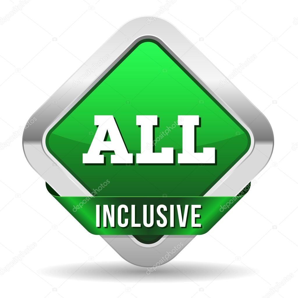 All inclusive button Stock Vector by ©newartgraphics 92639464