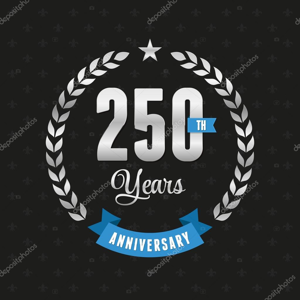 250 years anniversary wreath Stock Vector Image by ©newartgraphics ...