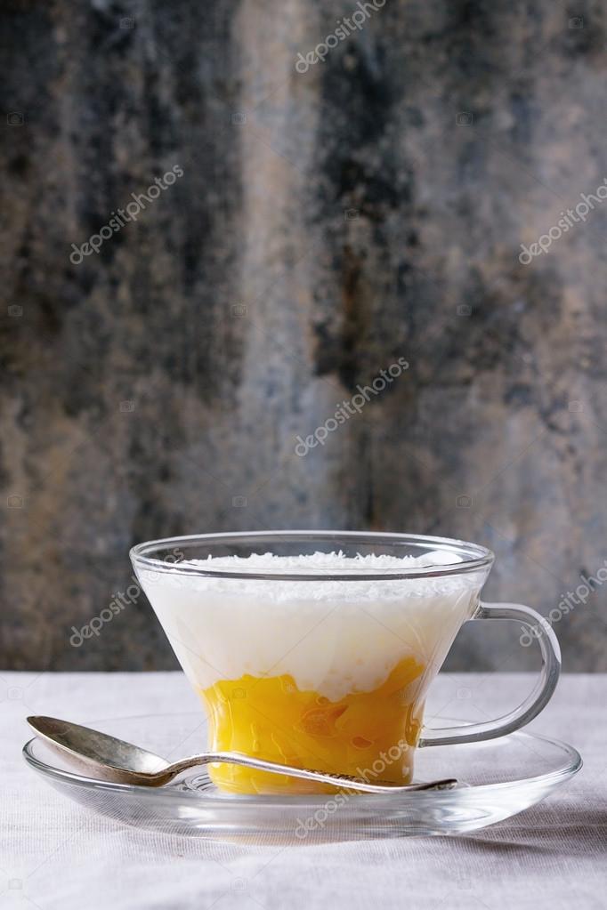 Tapioca dessert with mango Stock Photo by ©NatashaBreen 111676954