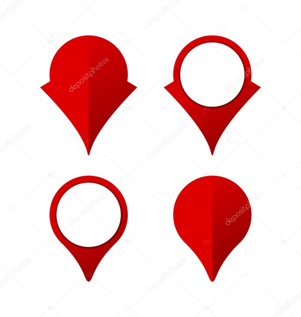 Blue pinpoint icon Stock Vector Image by ©rijal #101757996