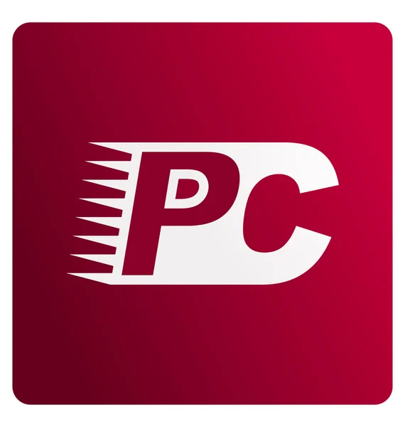 Pc logo imágenes de stock de arte vectorial | Depositphotos