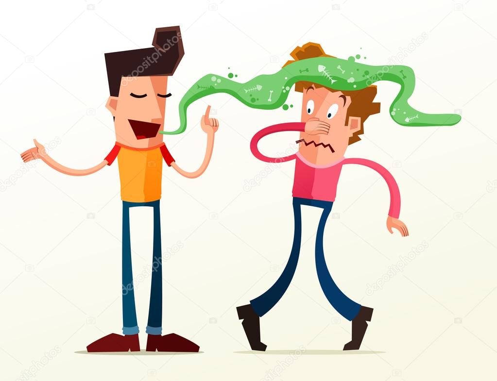 Bad breath Stock Illustration by ©rijal #72863575