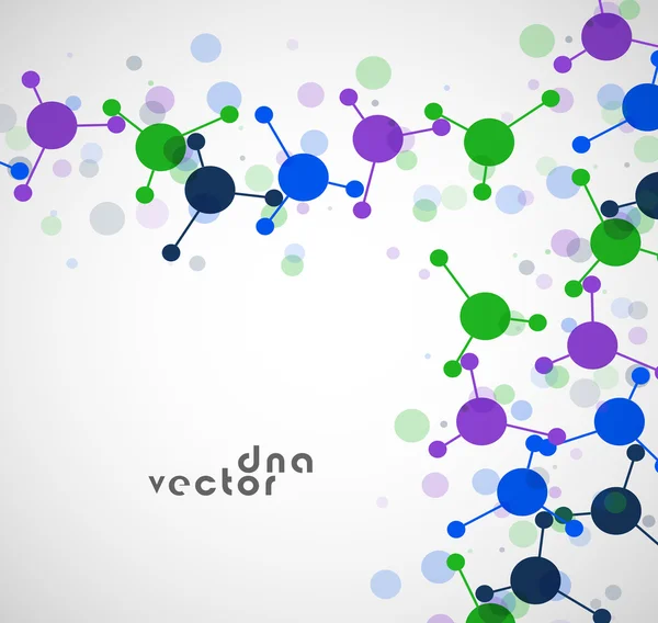 Molecule background, colorful illustration Stock Vector Image by ...