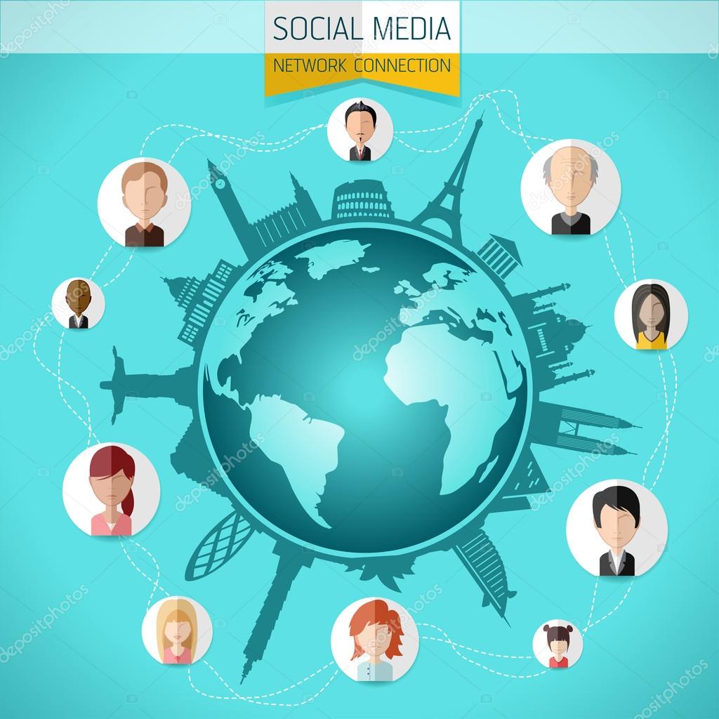 Social Network Avatar Set Stock Vector Image by ©brainpencil1 #52658621