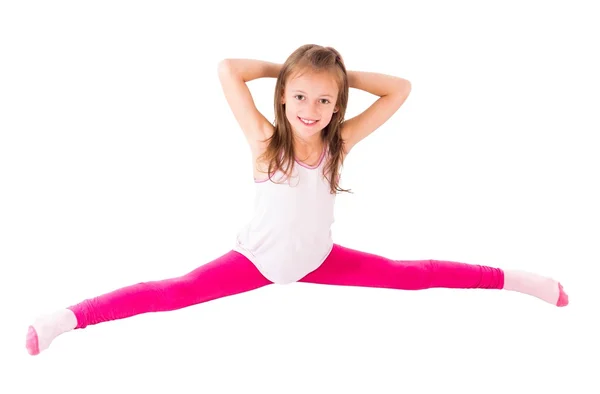 Little girl exersise — Stock Photo © studioloco #44385565