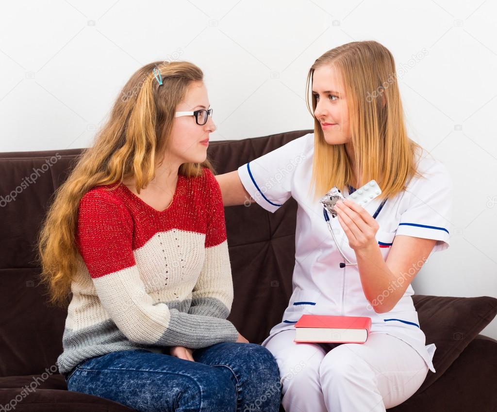 Teen Girls With Condom