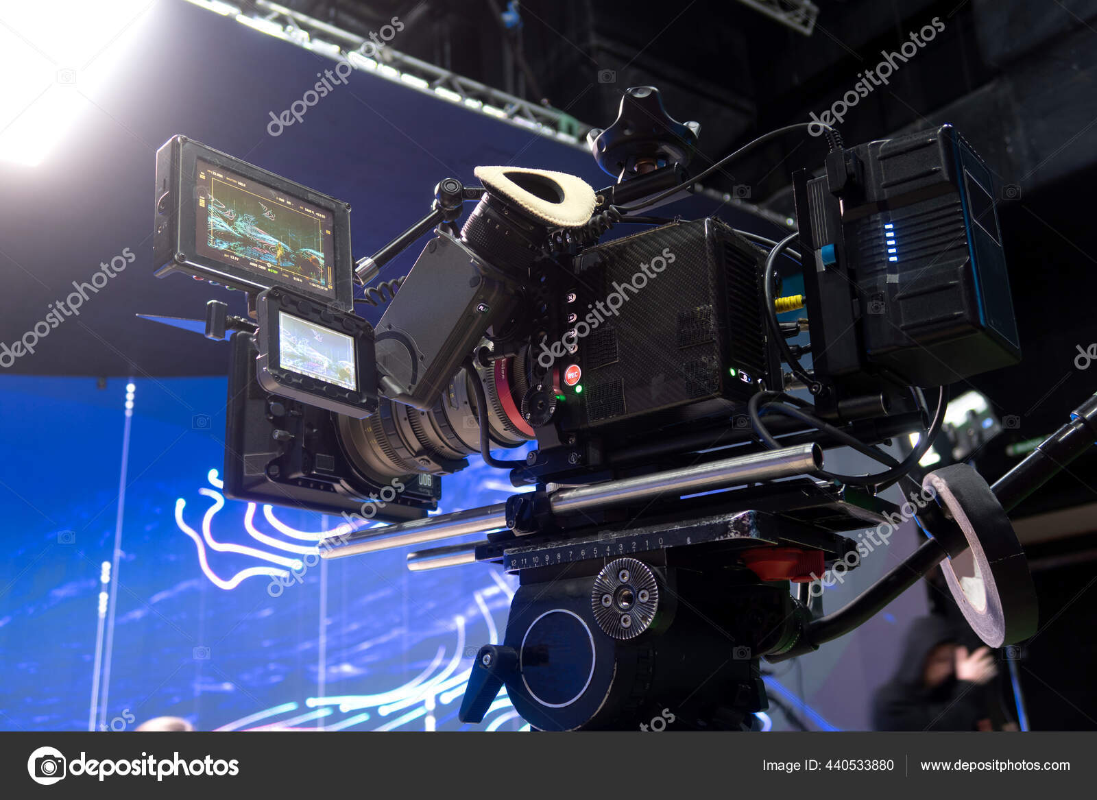 Professional Digital Video Camera Cinematography Pavilion — Stock Photo ... Professional Digital Video Camera Cinematography Pavilion — Stock Photo ...
