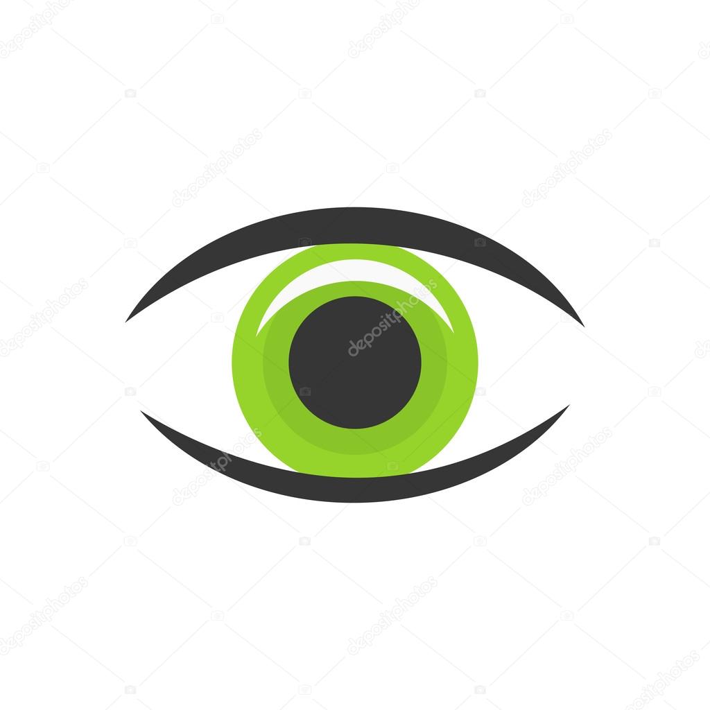 Green eye icon Stock Vector by ©Studiobarcelona 107912486
