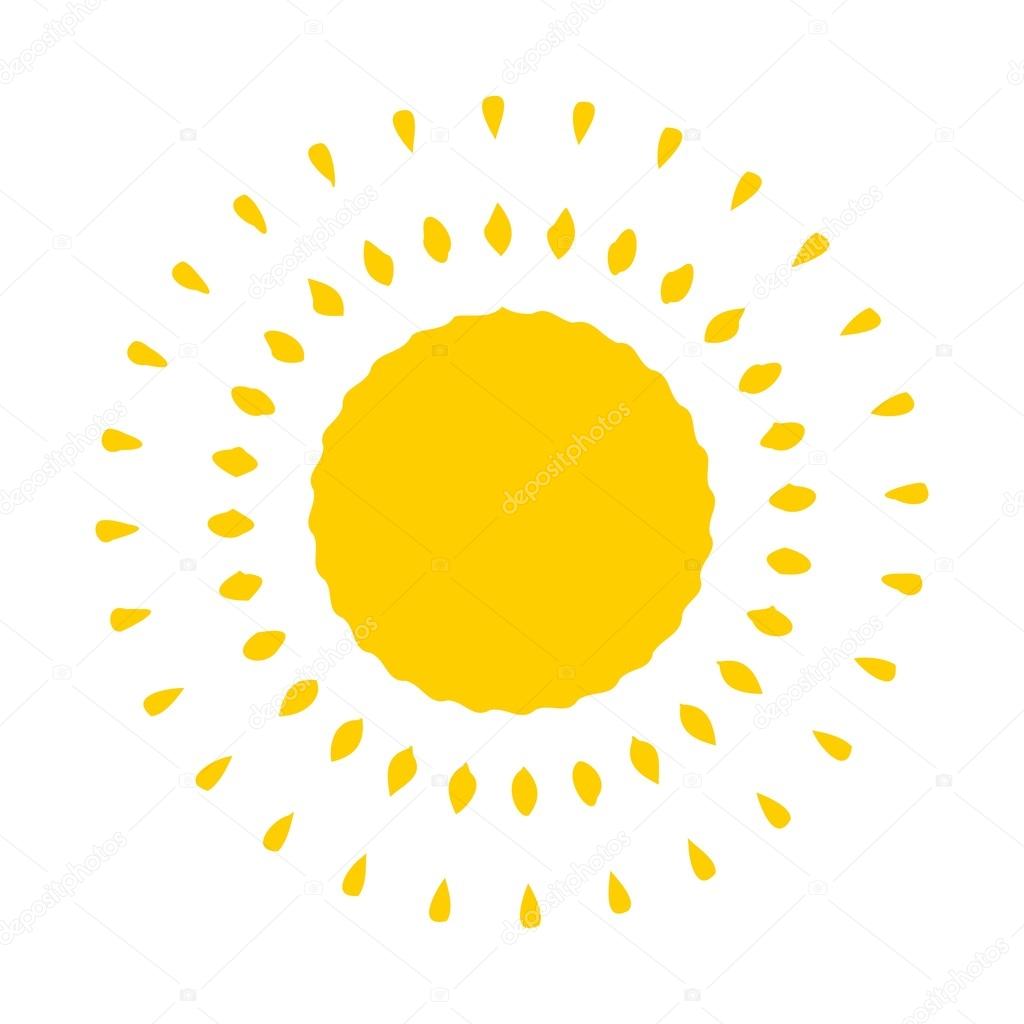 Orange Sun icon Stock Vector Image by ©Studiobarcelona #73785011