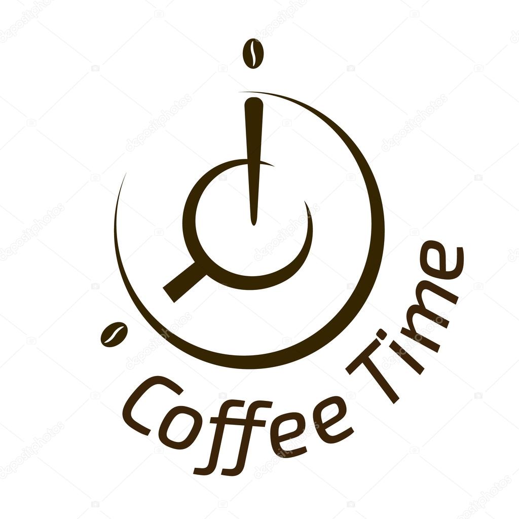 Coffee time logo design. — Stock Vector © mariaaverburg #97853512