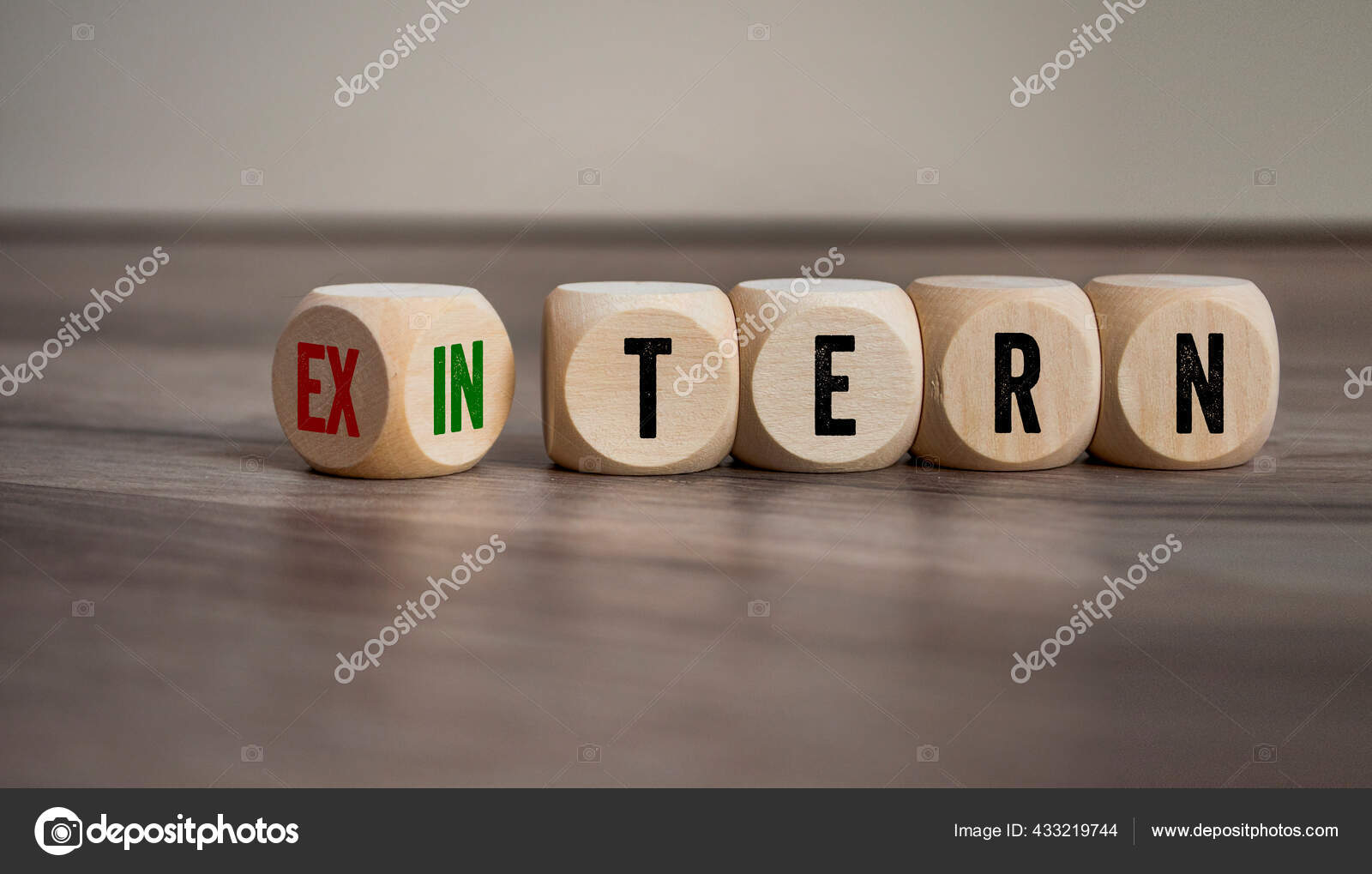 Cubes Dice Blocks Showing German Words External Internal Extern Intern ...