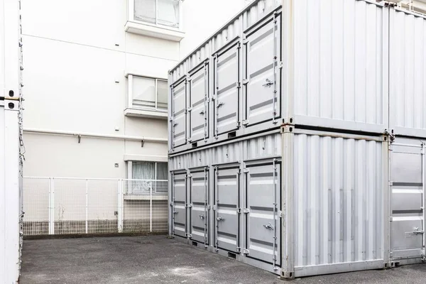 Cargo container stack Stock Photo by ©Torsakarin 141544648