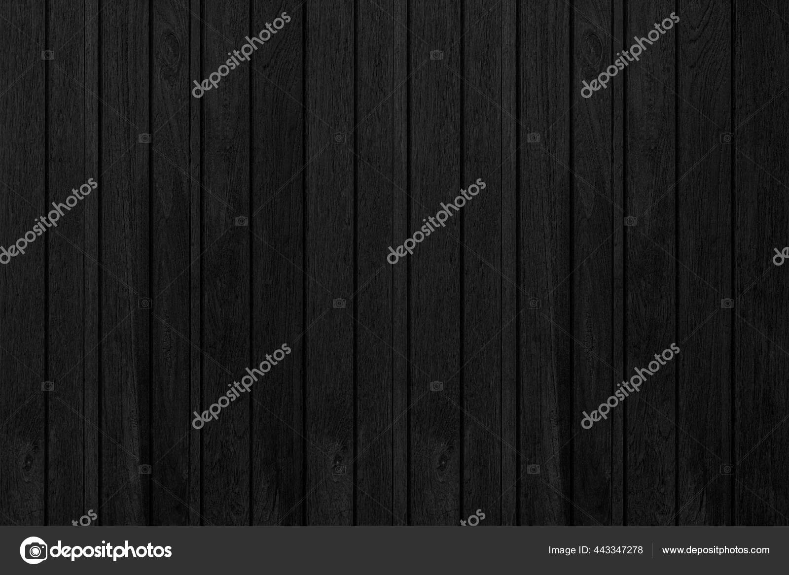 Wood Plank Black Timber Texture Seamless Background Stock Photo by ...