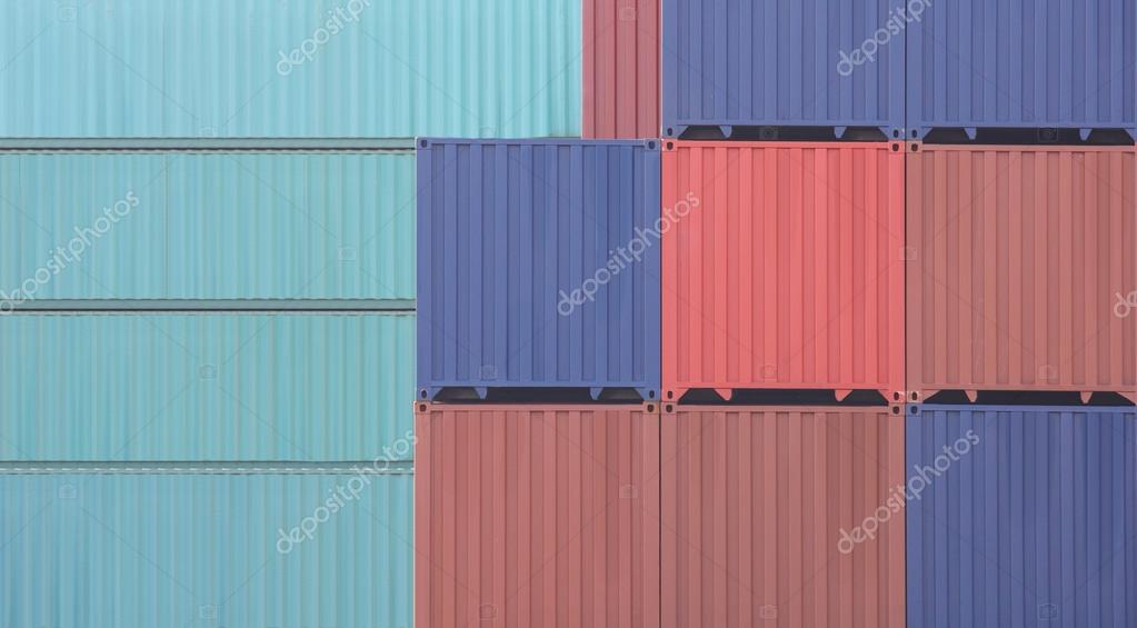 Colorful stack of containers Stock Photo by ©Torsakarin 67174609