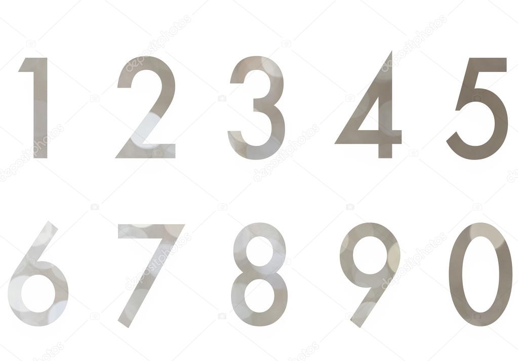 Set of design numbers — Stock Photo © Torsakarin #84577000