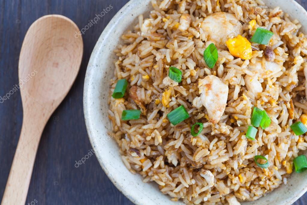 Rice With Chicken Stock