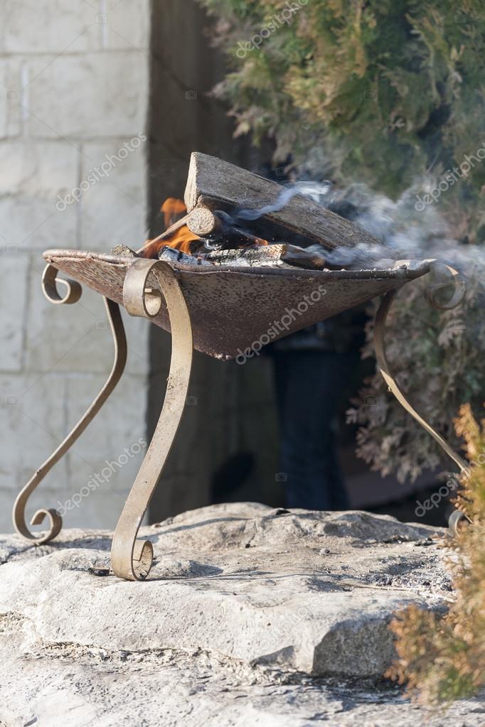 Old brazier — Stock Photo © spetenfina #61580463