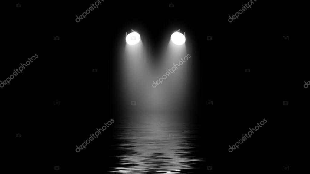 Proyector blanco luces de arena del estadio brillante. Proyector con ...