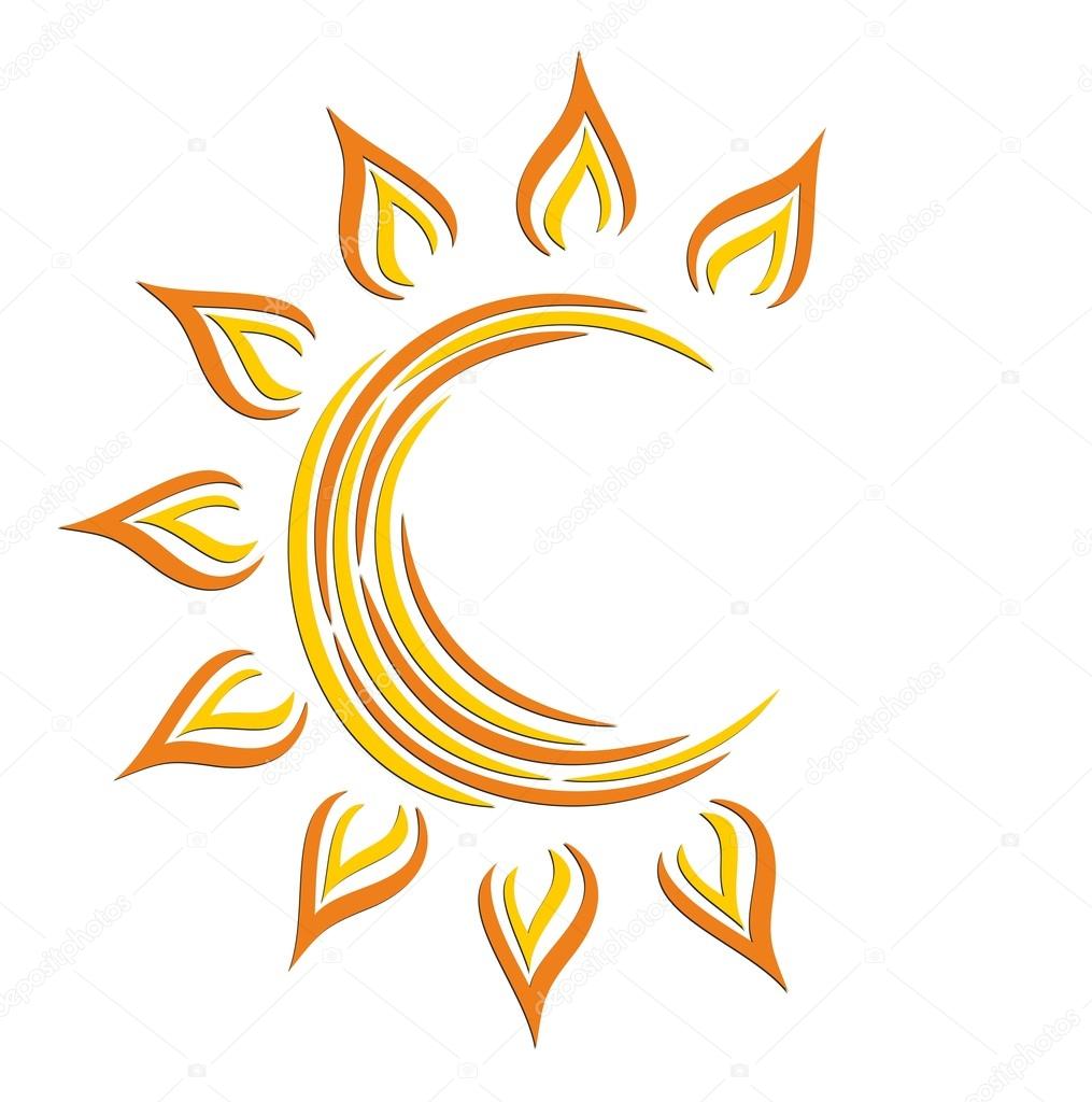 Logo de sol brillante . Vector de stock #109839124 de ©Designer_an