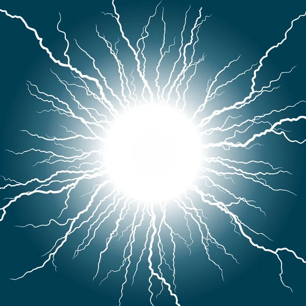 Lightning stroke in the sky. Stock Vector Image by ©Designer_an #104087566