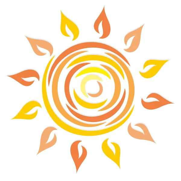 Frame Bright Fiery Sun Stock Vector Image by ©Designer_an #201032848